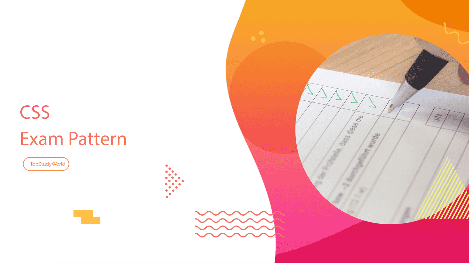 CSS Paper Pattern in Pakistan